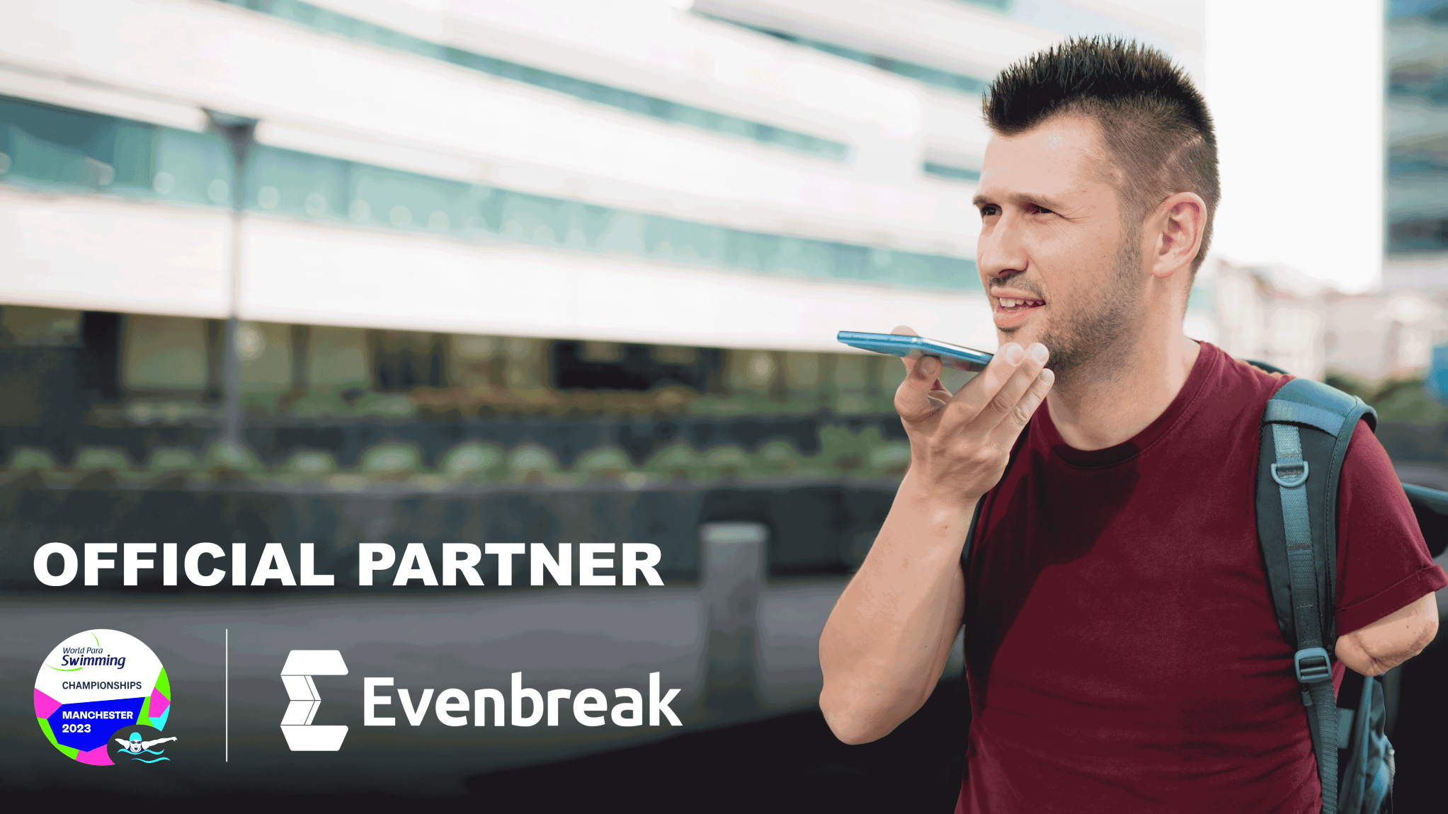 EVENBREAK ANNOUNCED AS OFFICIAL RECRUITMENT PARTNER TO MANCHESTER 2023 PARA SWIMMING WORLD ...